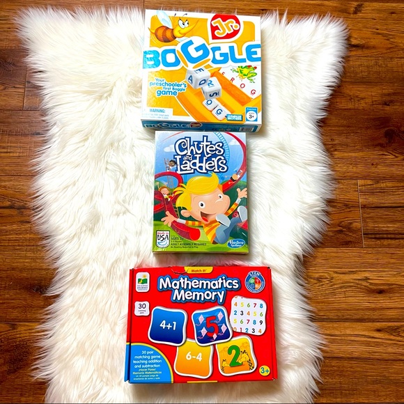 Hasbro | Toys | Hasbro Kids Board Game Three Learning And Engage Games ...